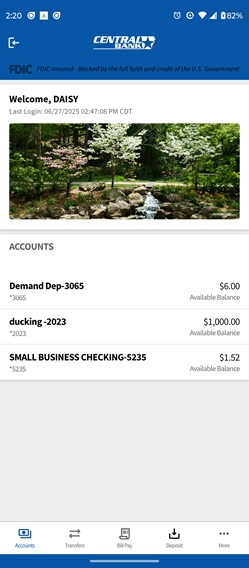 Mobile Banking | Central Bank of Arkansas